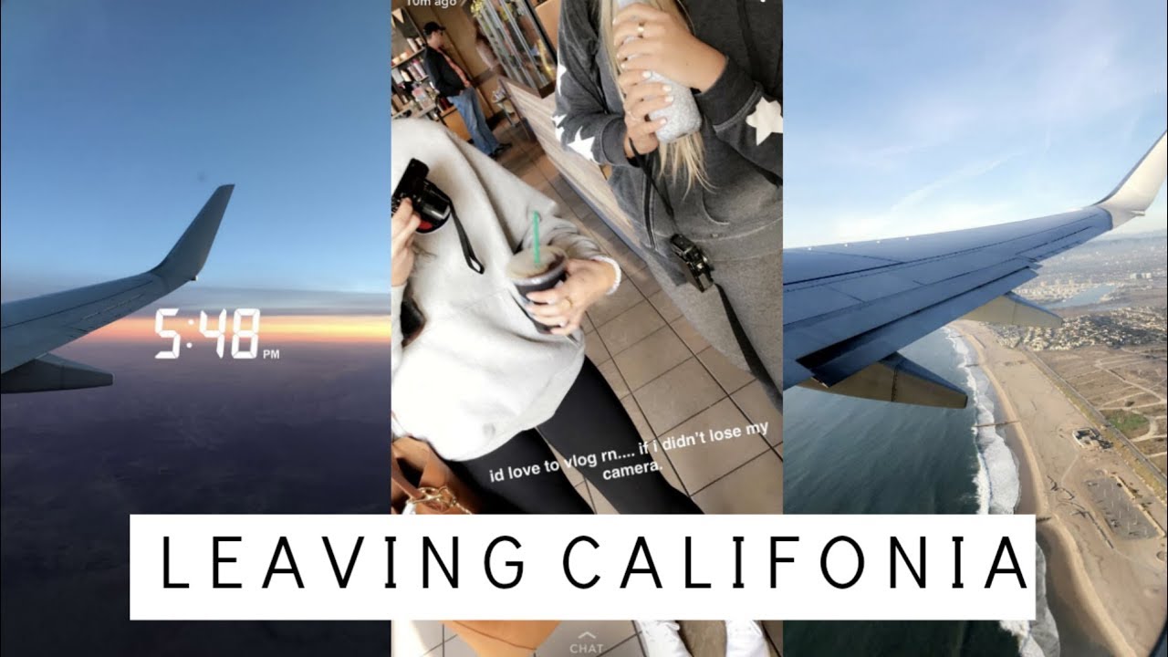 LEAVING CALIFORNIA | and sad goodbye's - YouTube