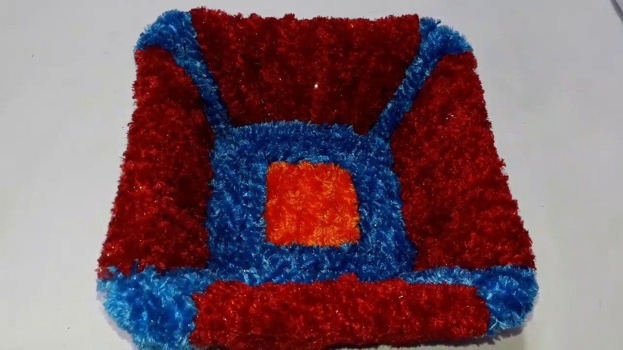 Make (DIY) Decorated Tokri from old tokri - YouTube