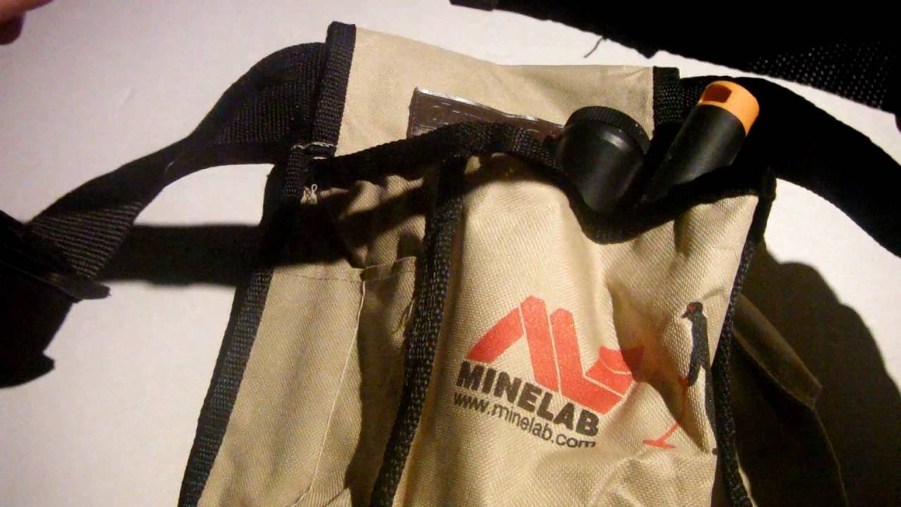 Minelab beach pouch. - YouTube