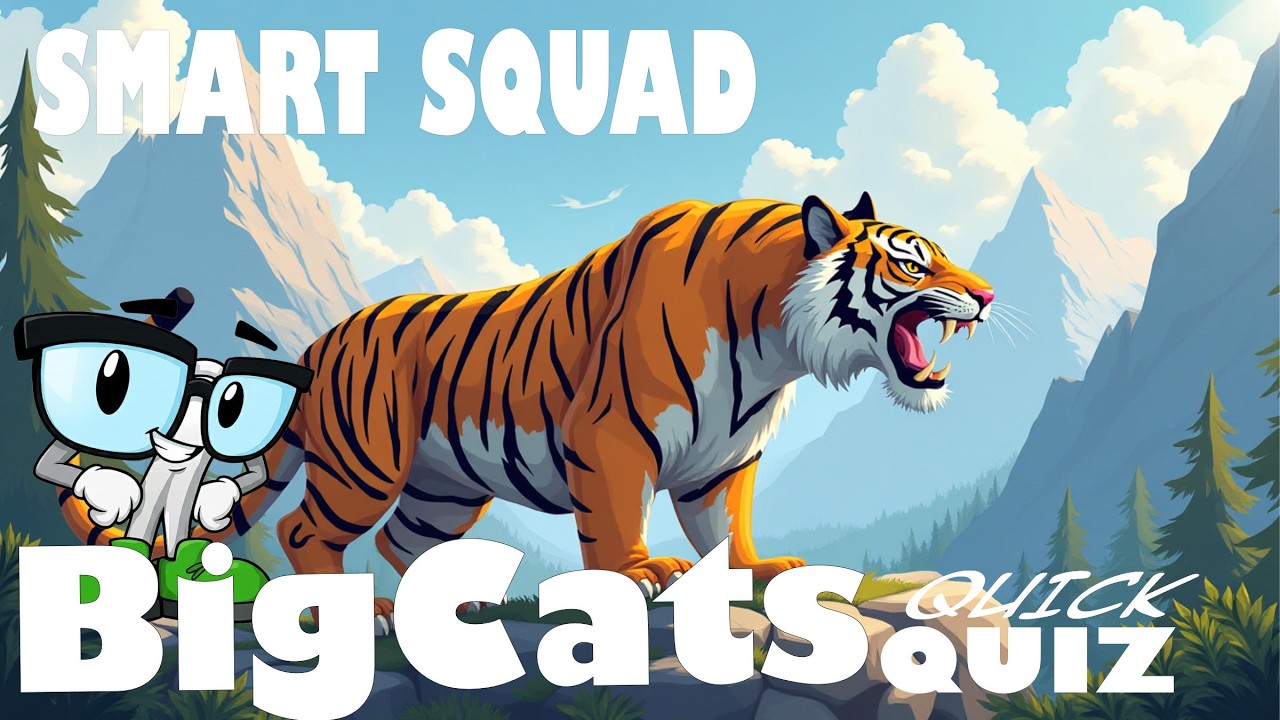 Smart Squad Quick Quiz - Big Cats - YouTube
