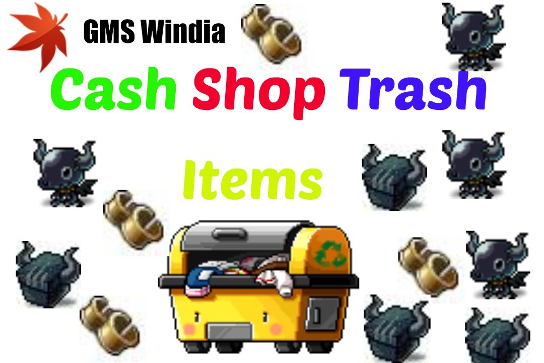 MapleStory Cash Shop Trash Items Guide! - YouTube