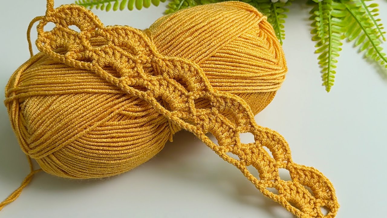 an outer crochet pattern that ends in just two rows, easy and beautiful ...