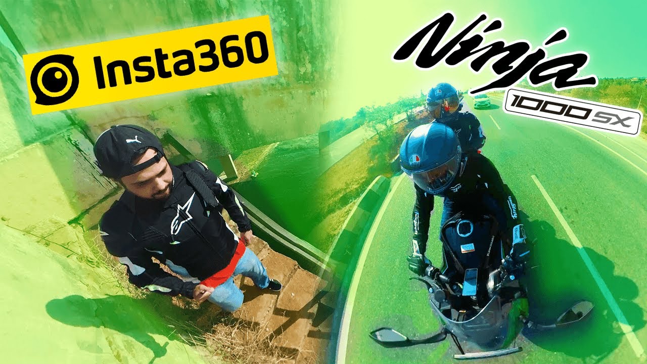 Superbike Motovlog with Insta360 One RS on Kawasaki Ninja 1000SX - YouTube