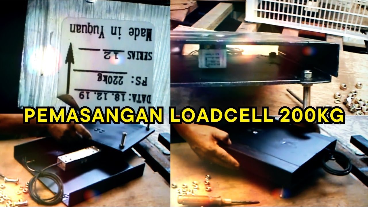 Timbangan Digital: Pemasangan LoadCell 200 Kg - YouTube