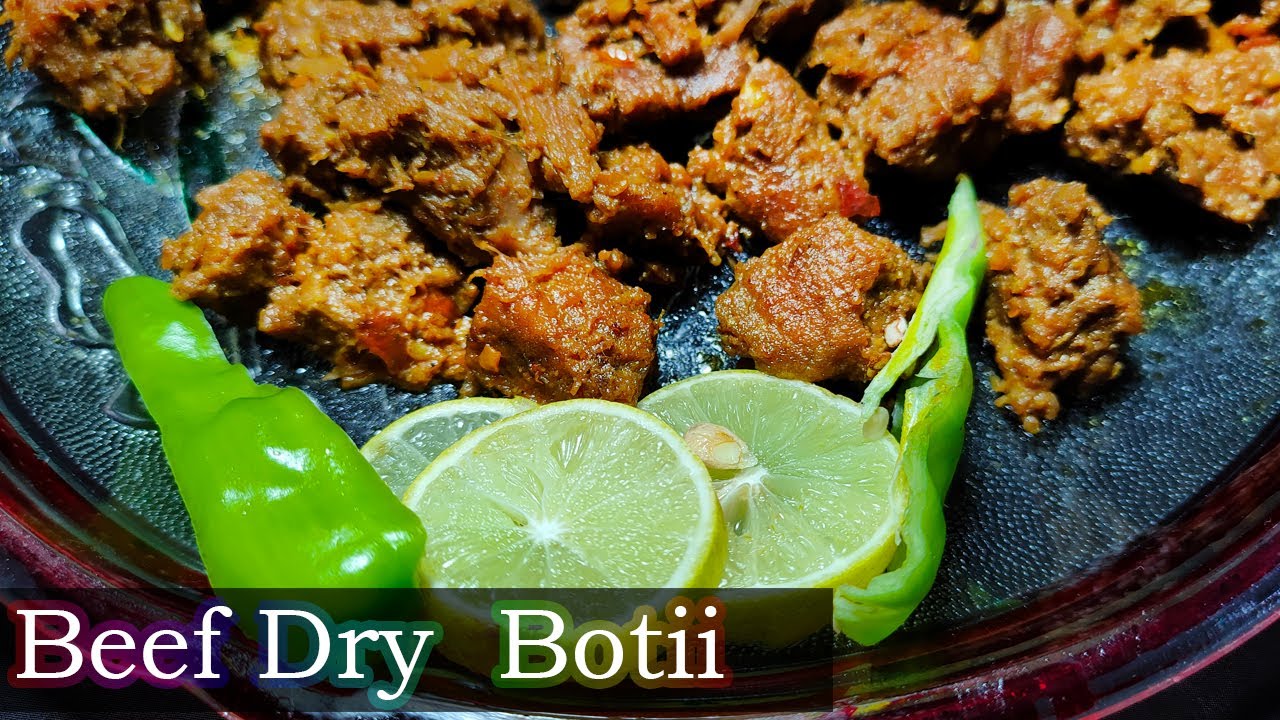 Dry Beef Boti |Spicy Beef Boti | Beef Boti Recipe | Fry Masala Boti ...