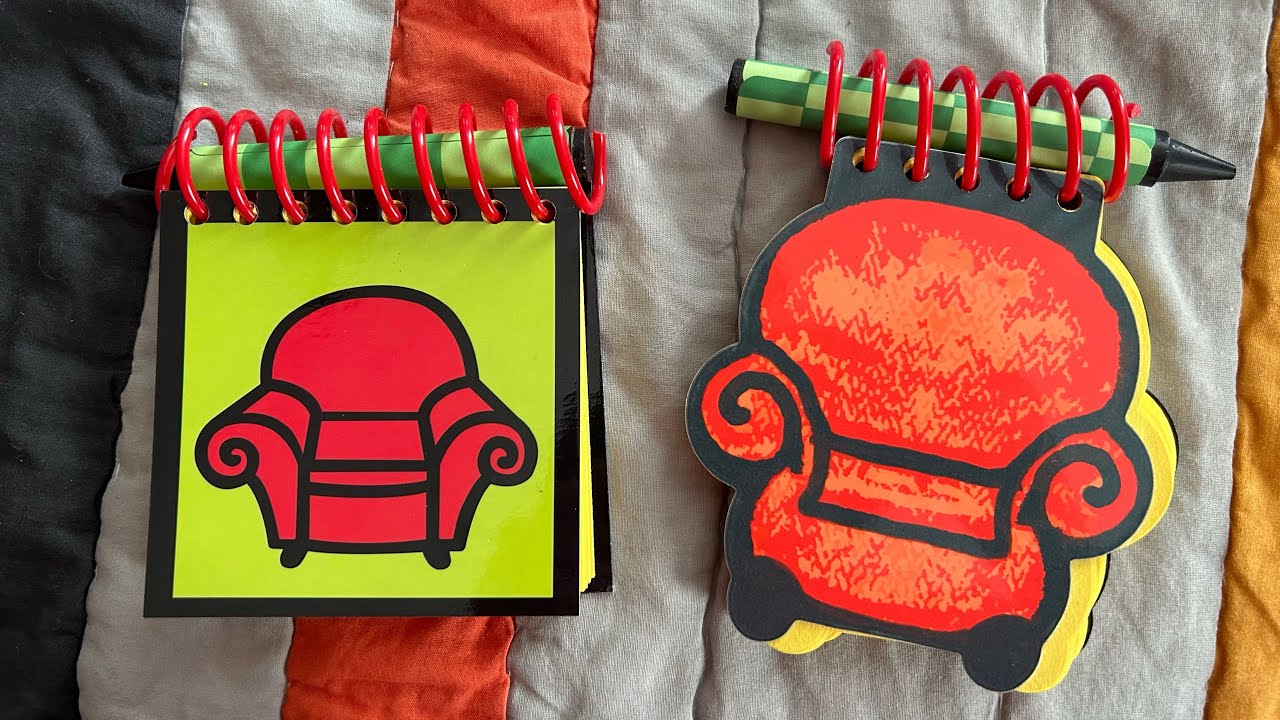 Steve and Joe Handcrafted Notebooks (Blue's Clues) - YouTube