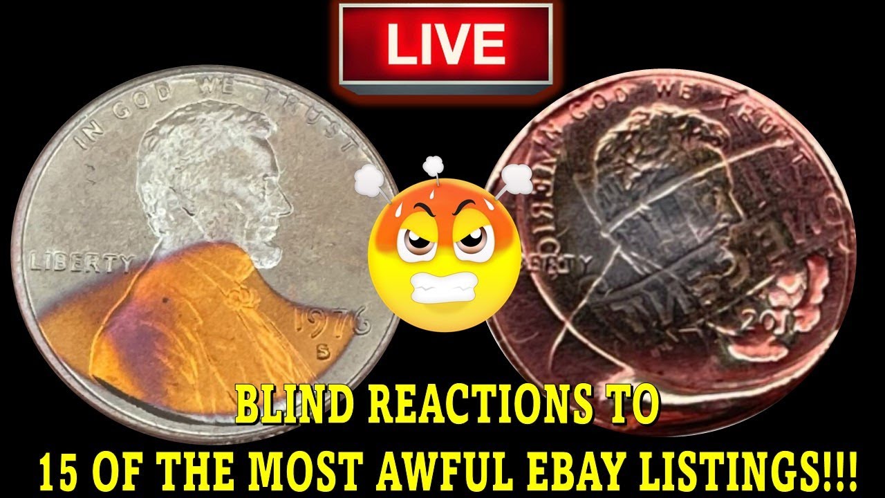 15 OF THE WORST EBAY COIN LISTINGS W/ BLIND REACTIONS FROM PAULA!!! # ...