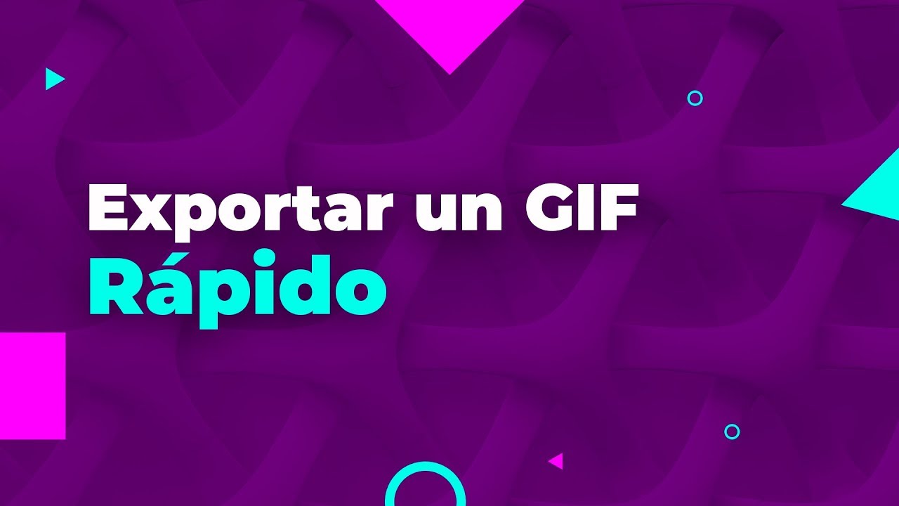 Cómo Exportar GIF en After Effects [Actualizado] - YouTube