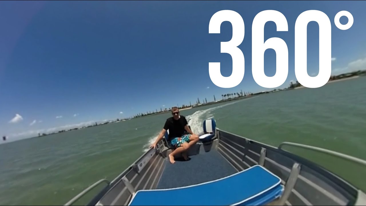 Aluminium Fishing Boat in 360 Degree Virtual Reality Video! - YouTube