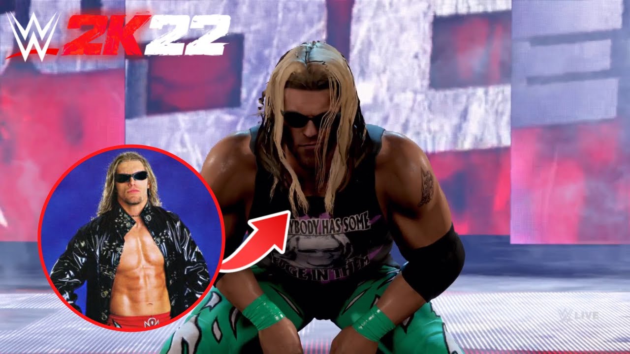 HOW TO GET EDGE(RETRO) IN WWE 2k22 *with Edge Commentary* - YouTube