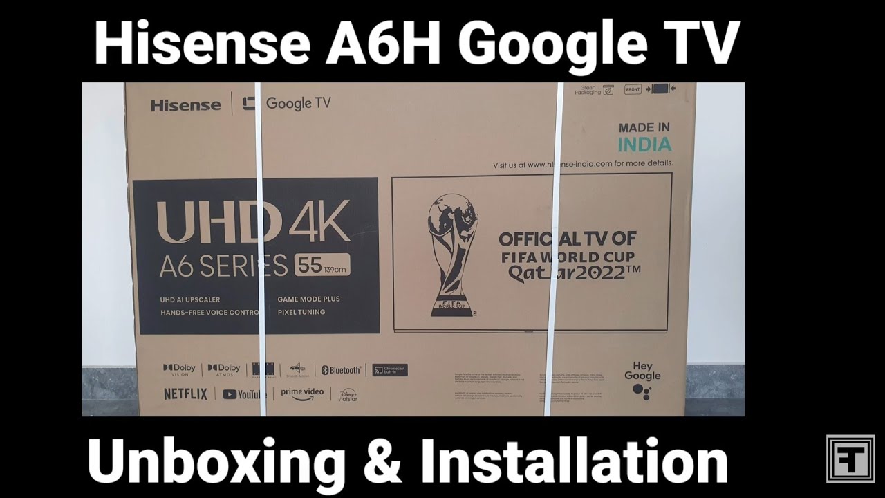 Hisense Google TV A6H Unboxing & Installation/ Smart TV @filmitau149 ...