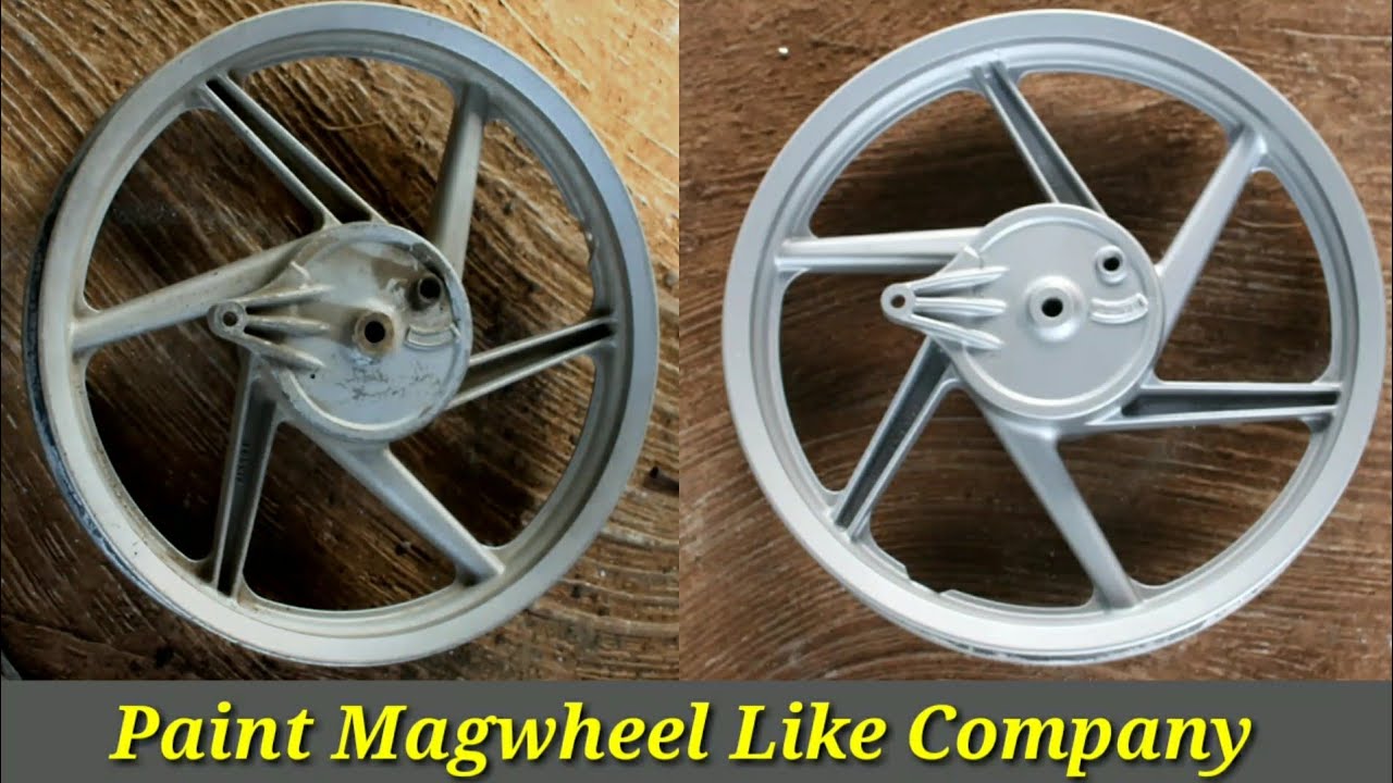 how to paint Mag wheel - YouTube