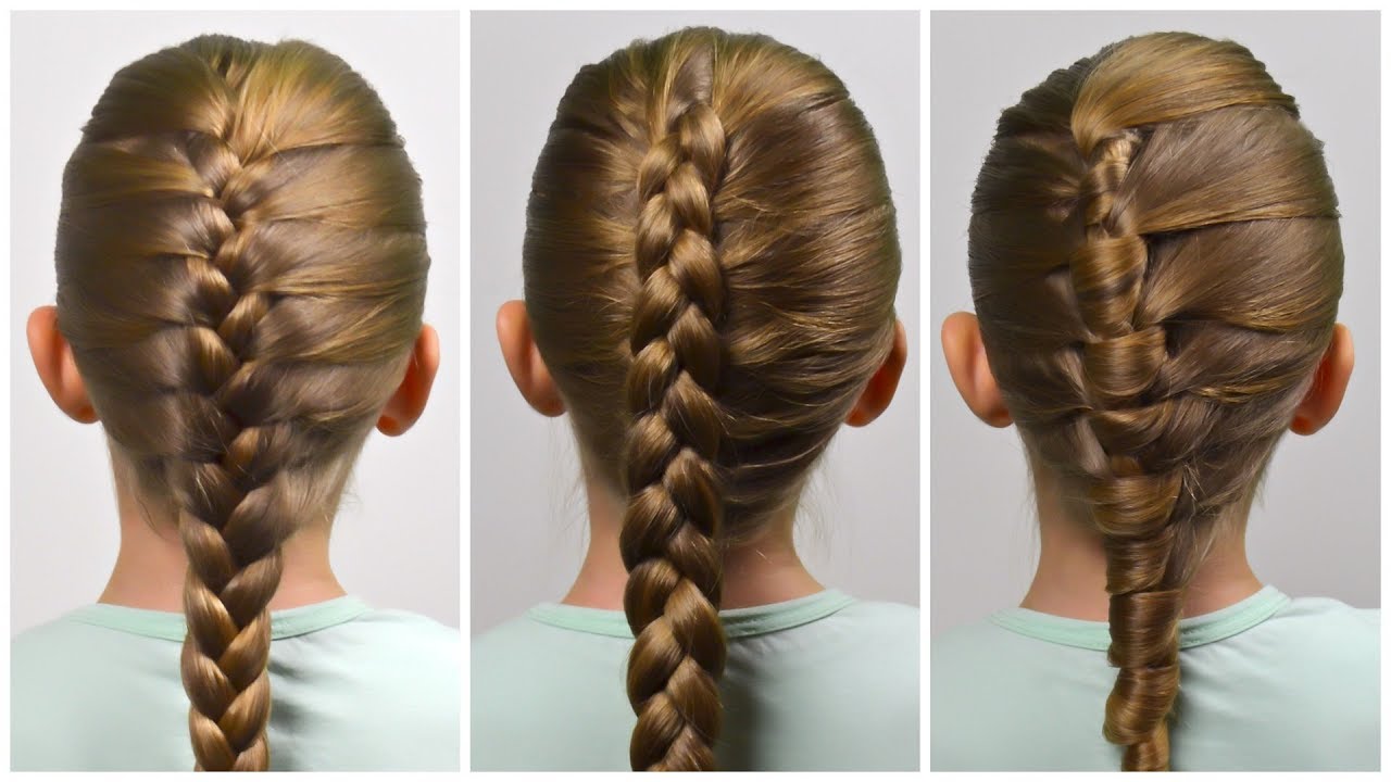 How to: BASIC FRENCH / DUTCH BRAID (3 WAYs) HOW TO BRAID FOR BEGINNERS ...