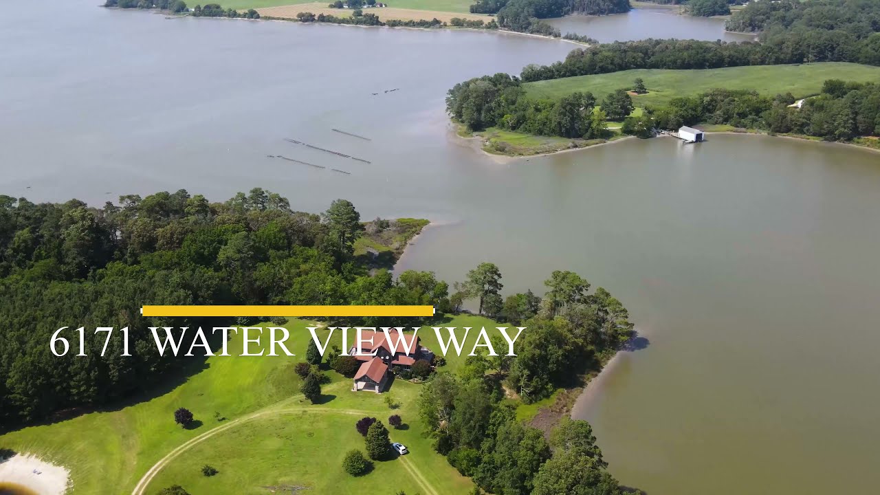 Aerial Video 6171 Water View Way, Franktown, Virginia - YouTube