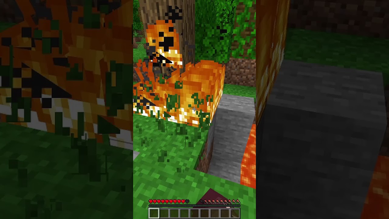 Death By Lava (Minecraft) #Shorts - YouTube