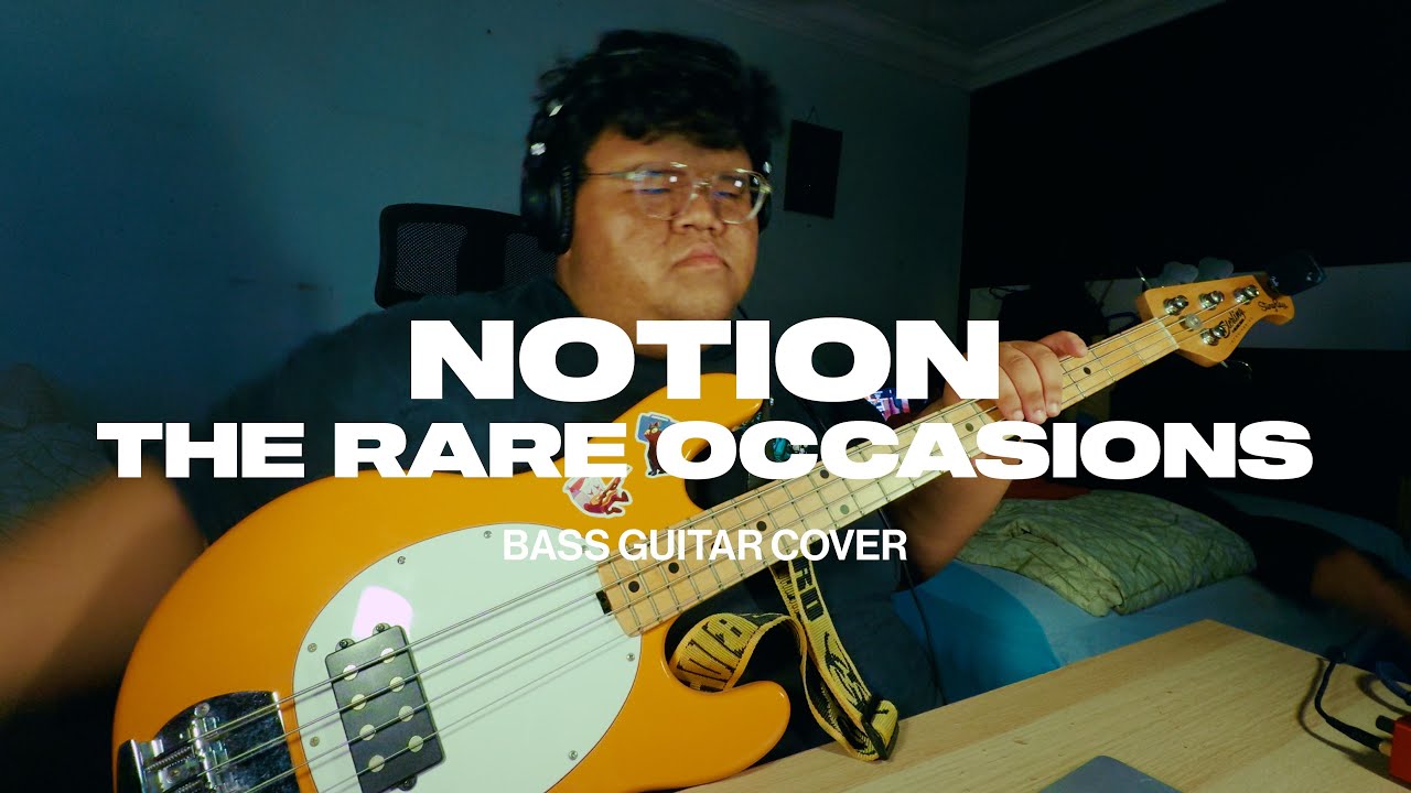 The Rare Occasions - Notion (Bass Cover) - YouTube