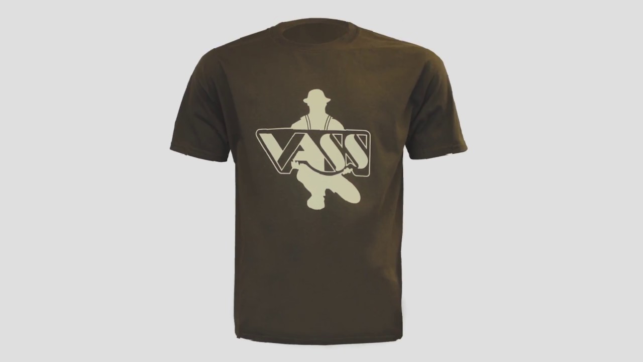 Vass t-shirts for cool anglers! - YouTube