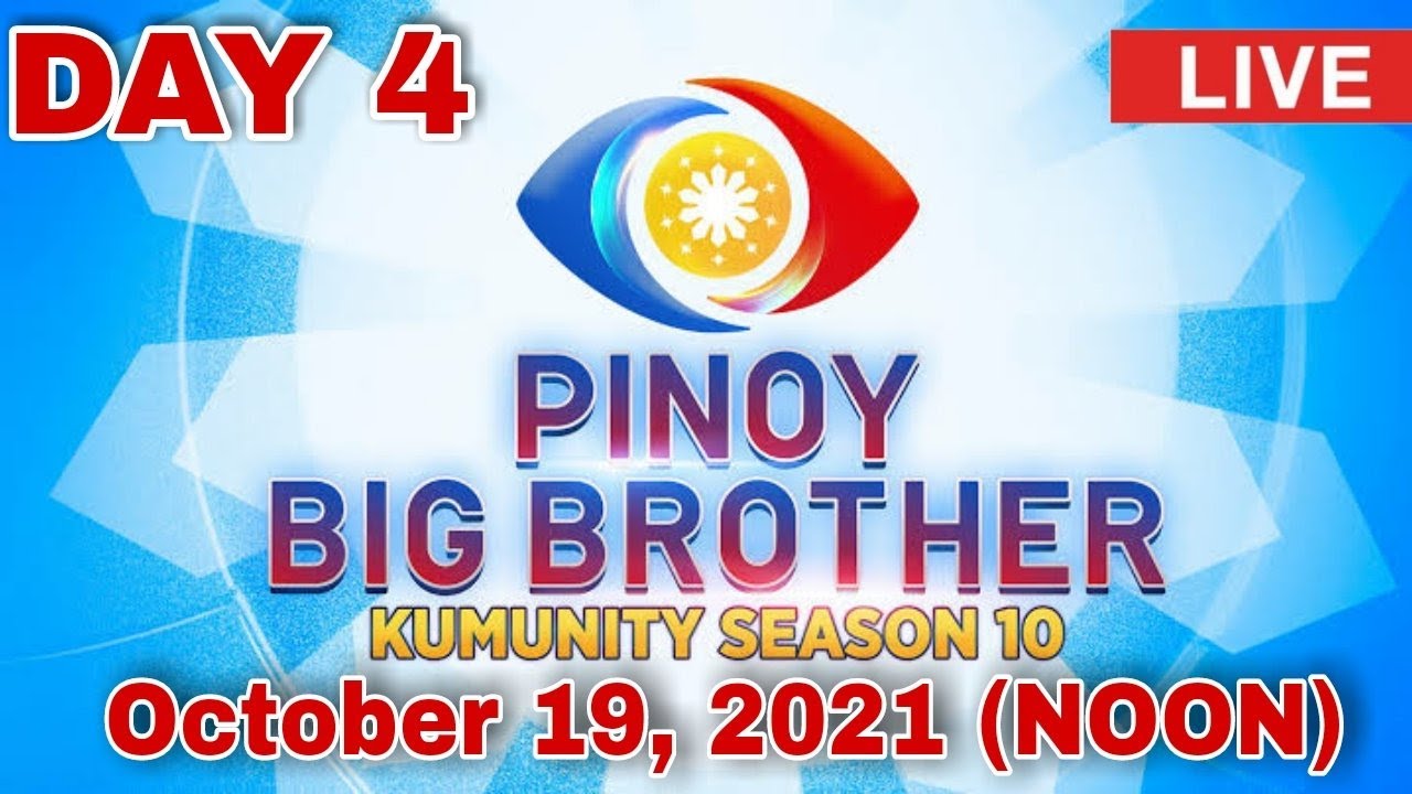 PBB LIVE STREAMING TODAY (DAY 4, AFTERNOON) OCTOBER 19, 2021 - YouTube