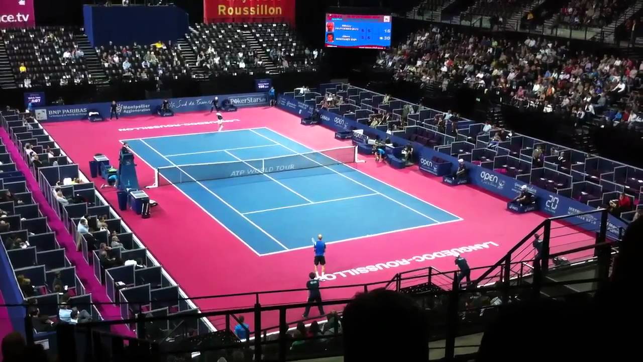 Open sud de France ATP Montpellier Davydenko montanes - YouTube