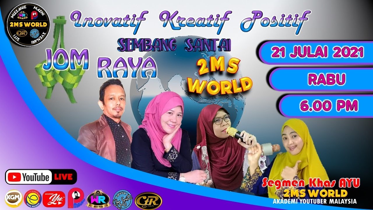 🔴 [LIVE] 2MS WORLD | PROMO KUIZ MINGGU KE 2 #2msworld #AkademiYoutuber - YouTube