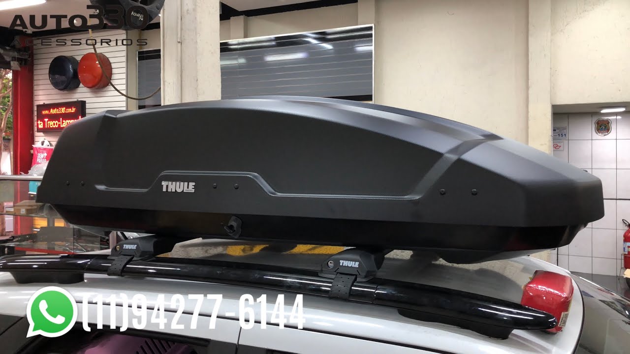 Rack de Teto Thule Edge + Bagageiro de Teto Thule Force XT M Citroën C4 Cactus - Auto330 ...