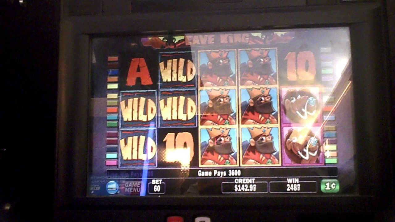 Cave King Slot Machine Line Hit - YouTube