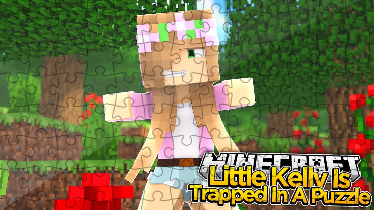 Minecraft - Little Kelly : TRAPPED IN A PUZZLE?! - YouTube