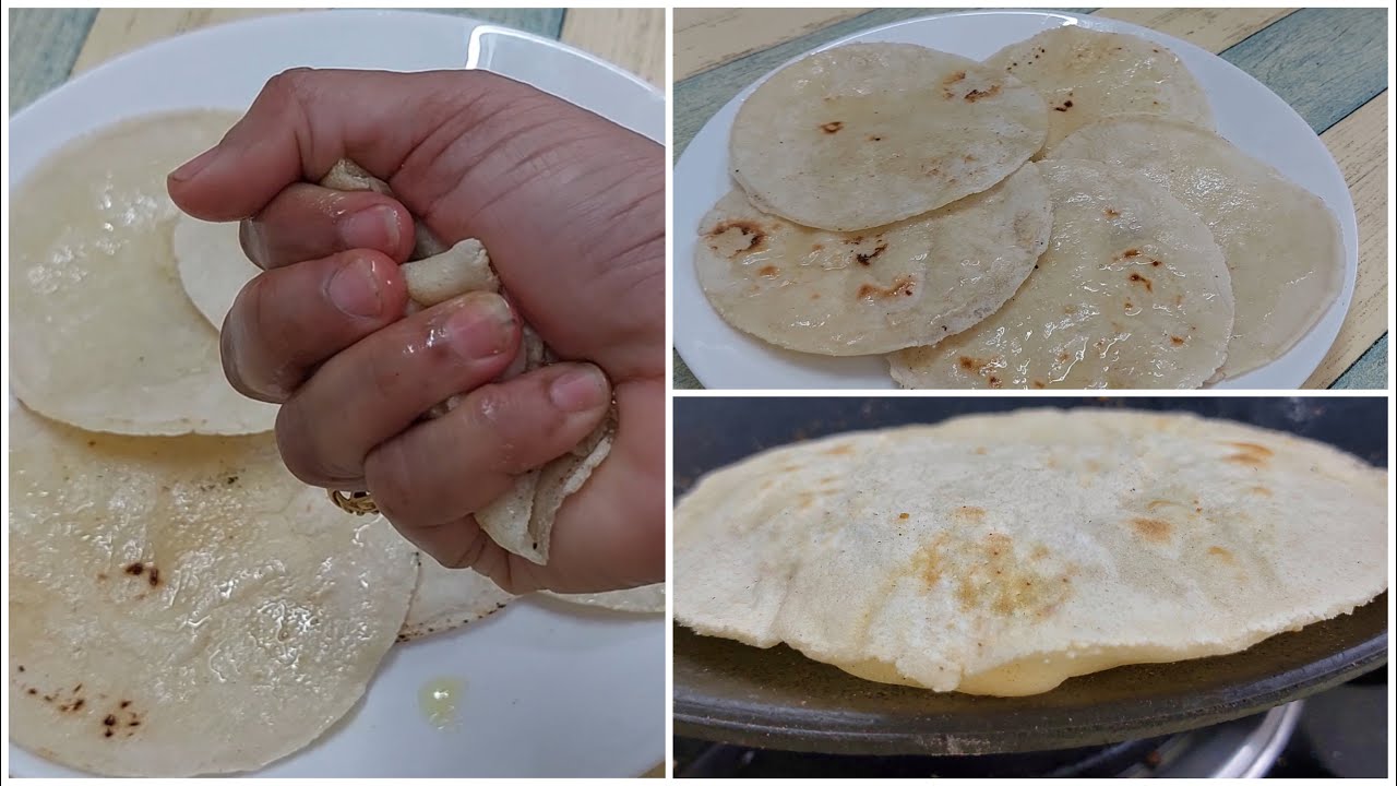 ठंडी में चावल की रोटी का फ़ायदा ,How to mack chaval ki roti in easy way ...