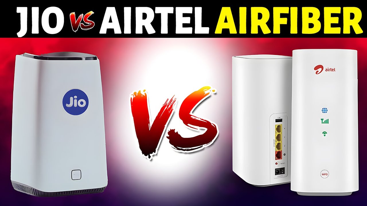 Airtel Airfiber vs Jio Airfiber | Wireless Broadband Explained - YouTube
