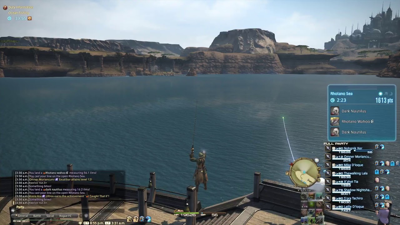 FFXIV - Ocean Fishing - YouTube