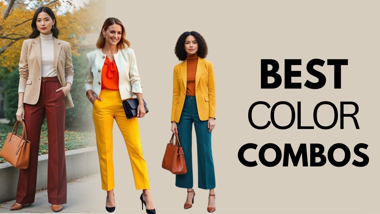 10 COLOUR COMBINATIONS THAT MAKE YOU LOOK ELEGANT & EXPENSIVE - YouTube