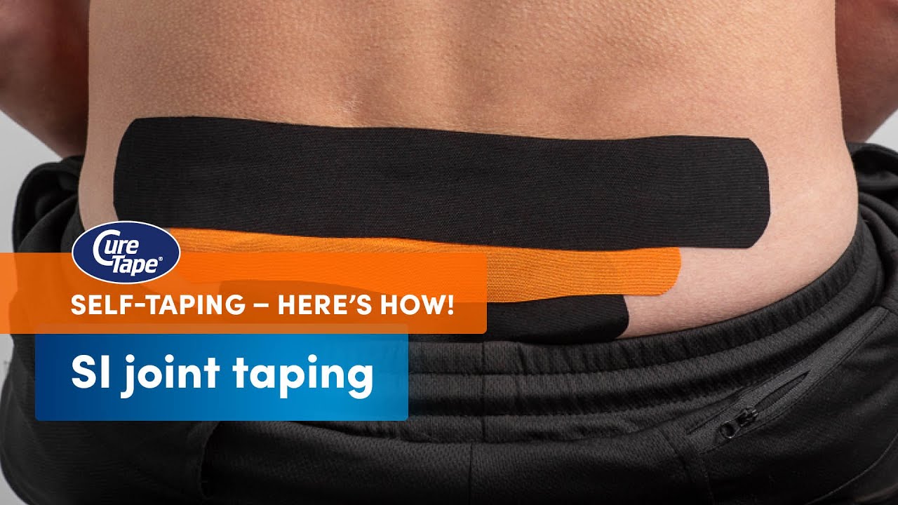 How to Tape the SI Joint | Sacroiliac Pain Support | Kinesiology Taping ...