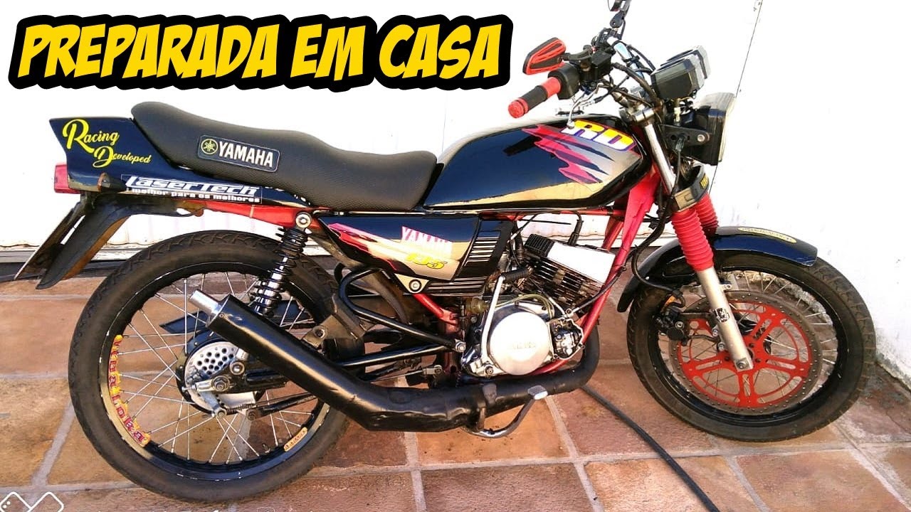 YAMAHA RD 135 PREPARADA EM CASA APRENDENDO NO YOUTUBE - YouTube