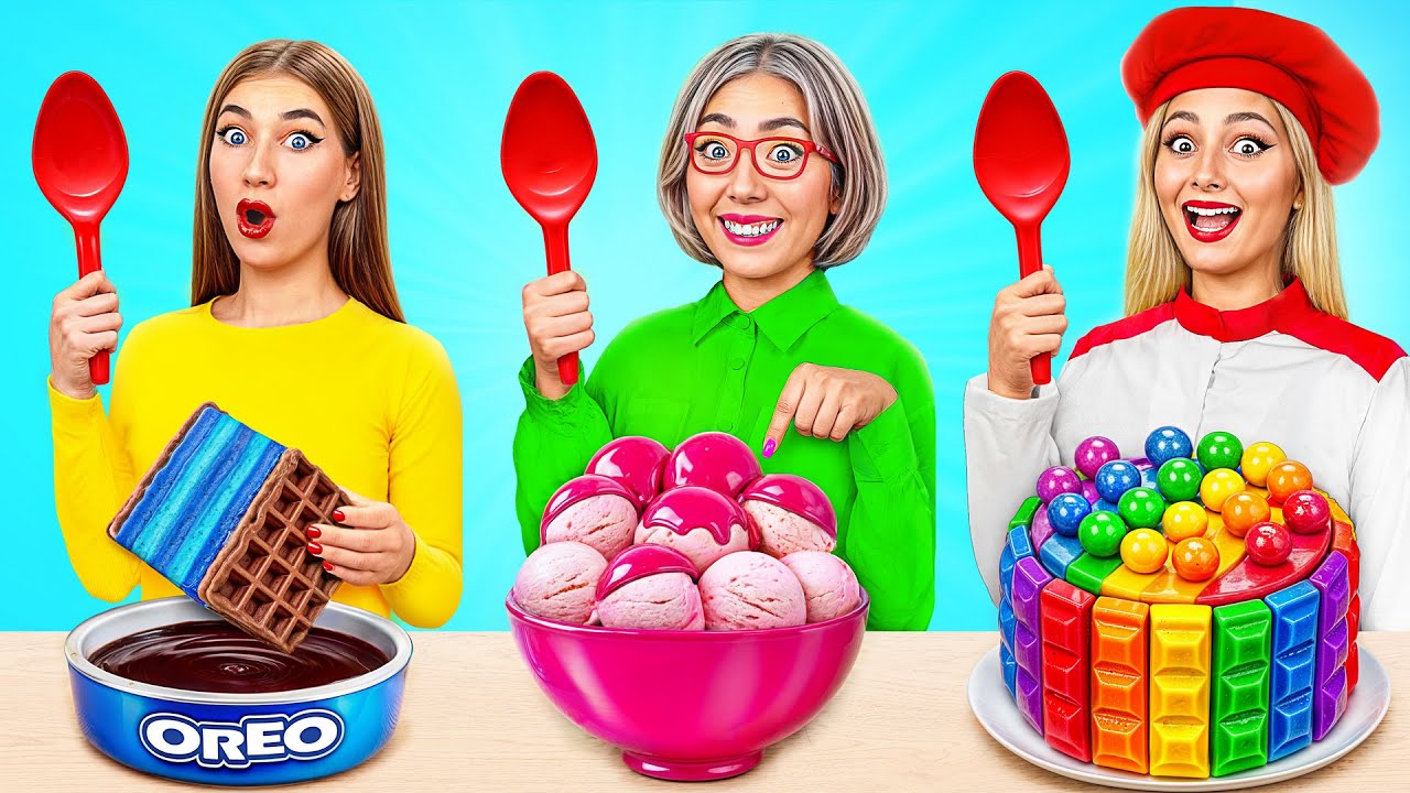 Reto De Cocina Yo vs Abuela | Desafíos Divertidos de Mega DO Challenge ...