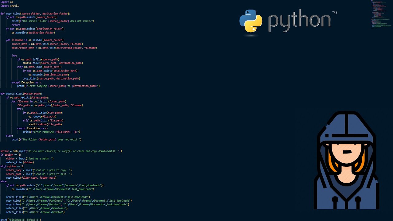 Coding A Folder Automation Script In Python Lo Fi Chill Coding Youtube 9442