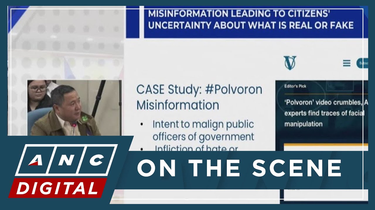 DICT: Marcos' 'polvoron video' a case of misinformation | ANC - YouTube
