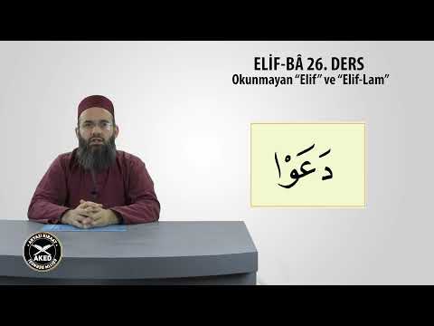 ELİF BA 26.DERS AKED(Akyazı Kıraat Eğitim Derneği)