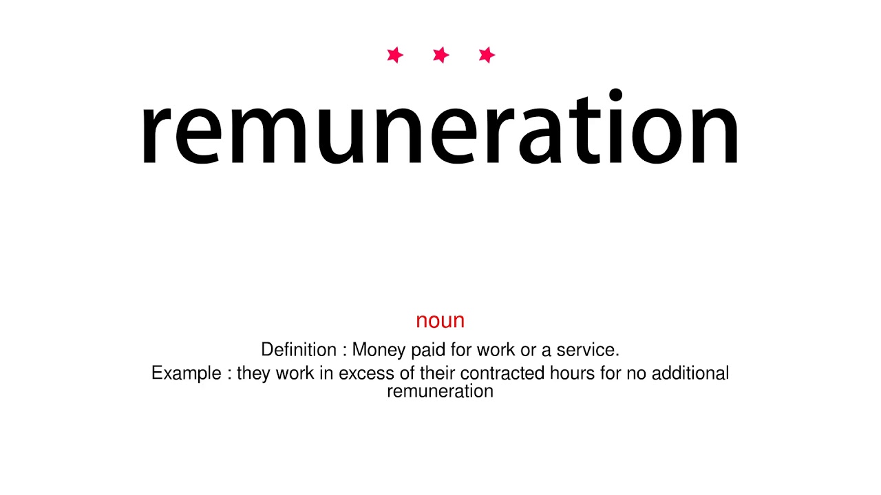 How to pronounce remuneration - Vocab Today - YouTube