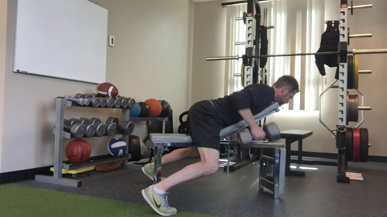 SA Incline Bench DB Row - YouTube