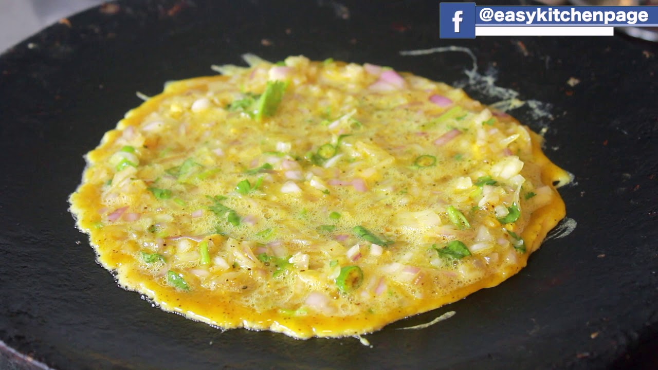 Onion Omelet | in 3 minutes | easy kitchen - YouTube