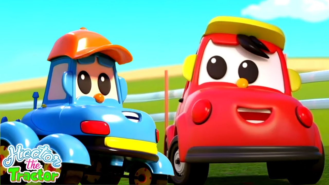 Five Little Cars + More Animated Cartoon Shows and Vehicle Songs for ...