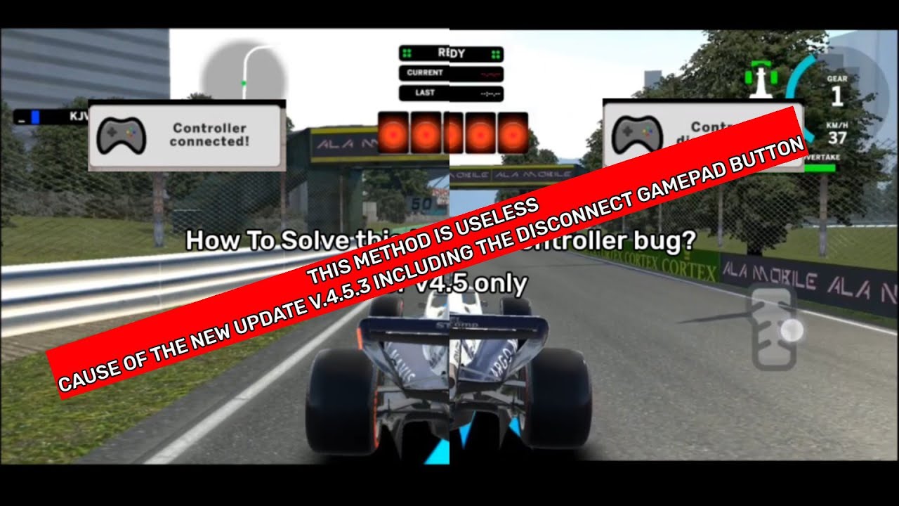 (BUG FIXED) How to fix the gamepad/controller bug in v4.5 - Ala Mobile GP - YouTube