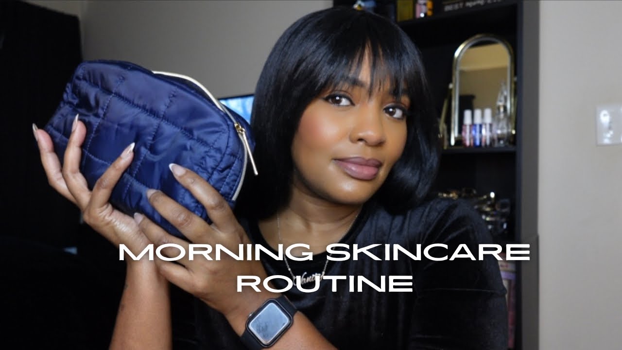 My Morning Skincare Routine + Lancôme Beauty Haul - YouTube