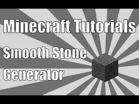 Minecraft Tutorial: Smooth Stone Generator - YouTube