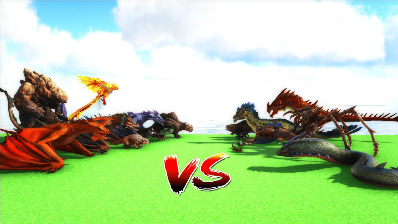 Epic Showdown: Ark's Scorched Earth vs. Aberration Creatures - YouTube