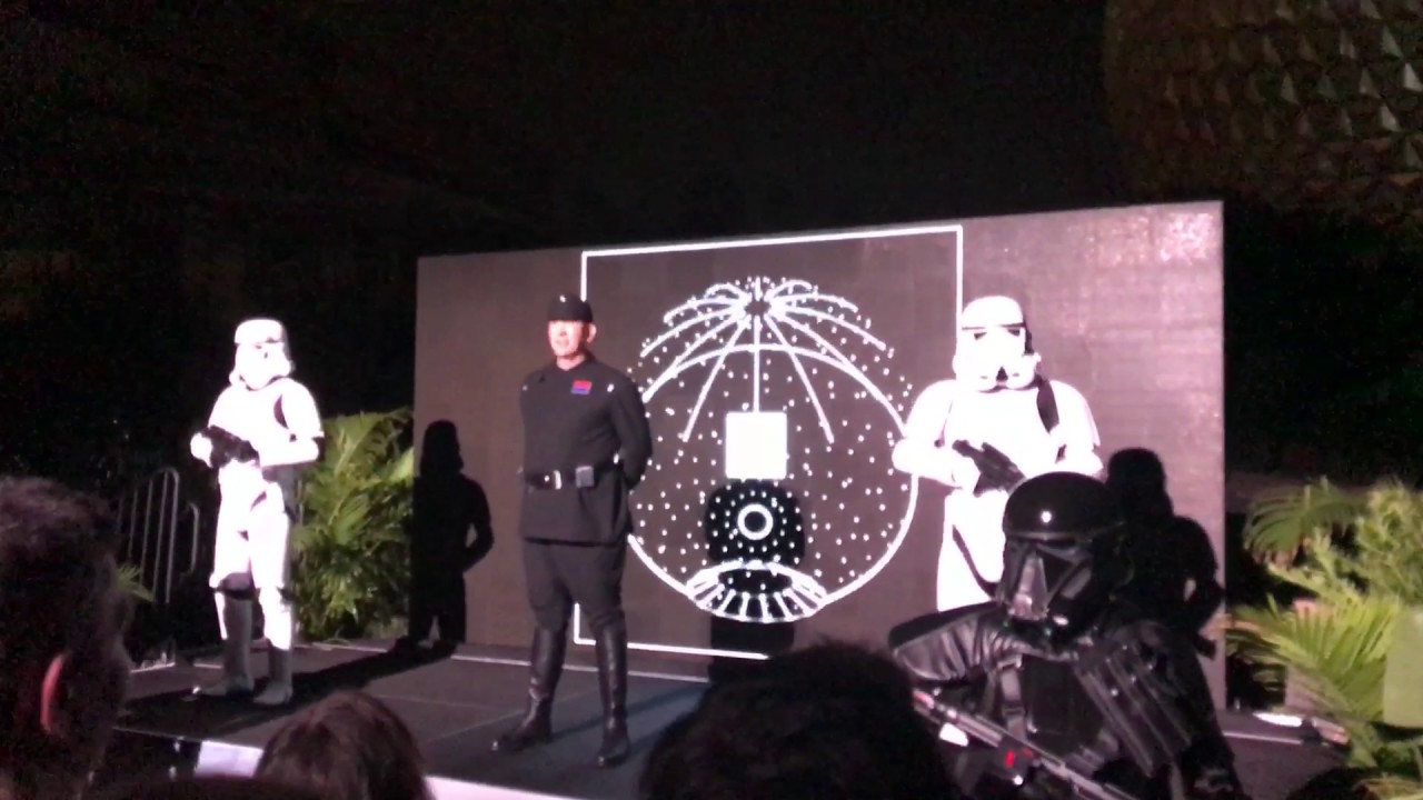 Rogue One Death Star at Epcot Spaceship Earth - YouTube