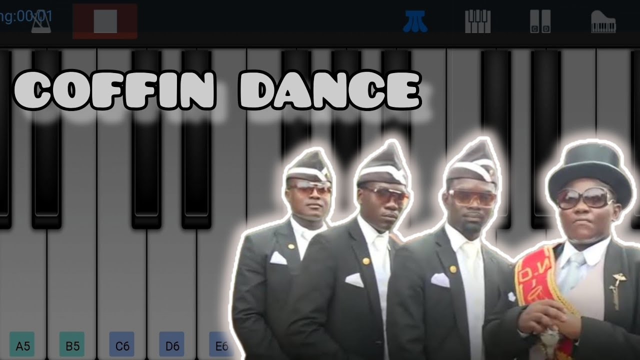 COFFIN DANCE | Easy Piano Tutorial | Perfect Piano - YouTube
