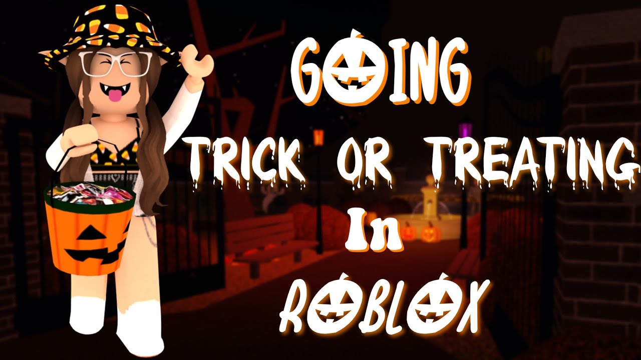 Going Trick Or Treating in Roblox - YouTube