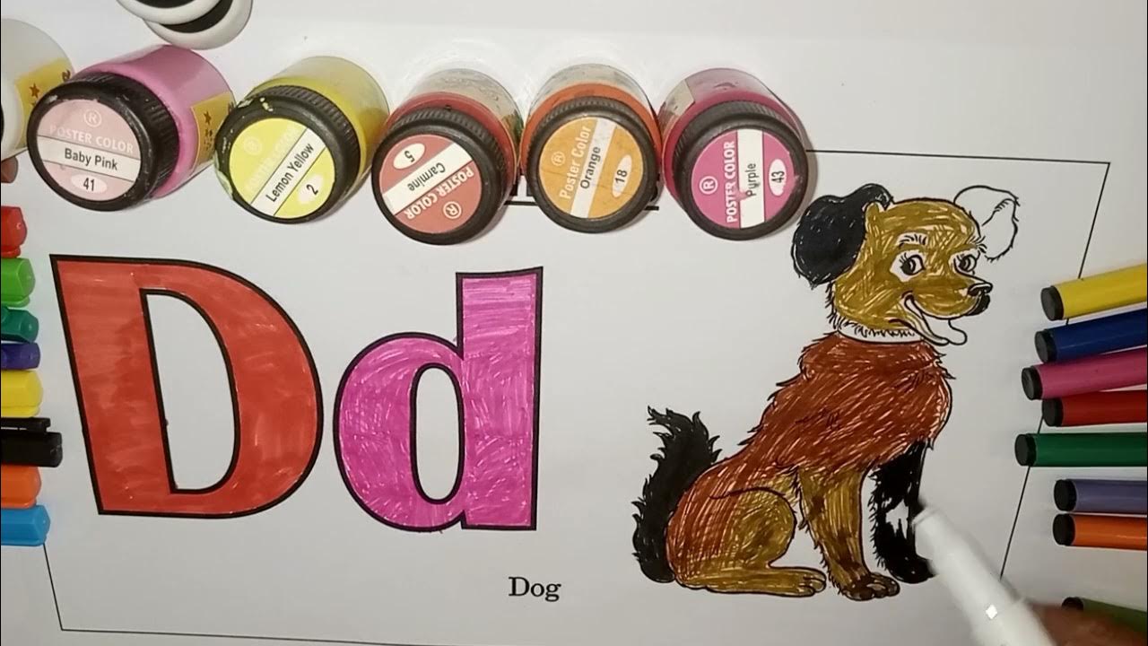 Phonic song with two words - D for Dog - ABC Alphabet songs with sounds ...