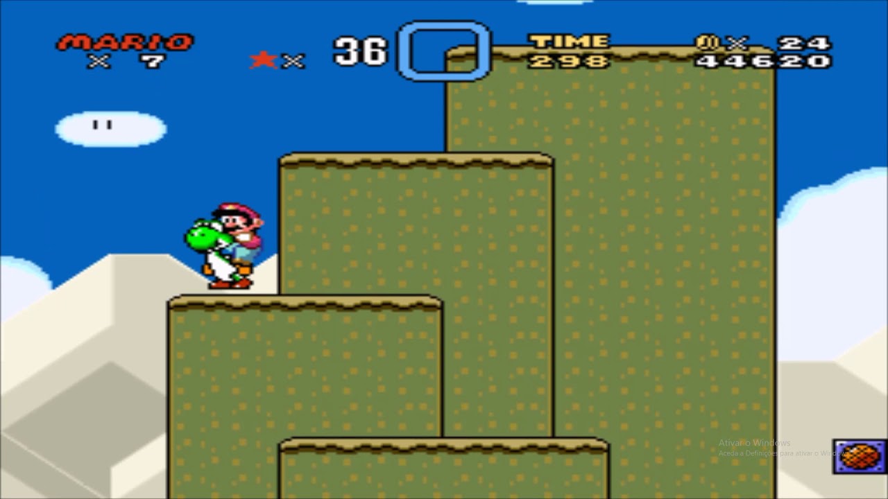 Super Mario World - Castelo 1 - Série de Jogos Antigos - Parte 1 - YouTube